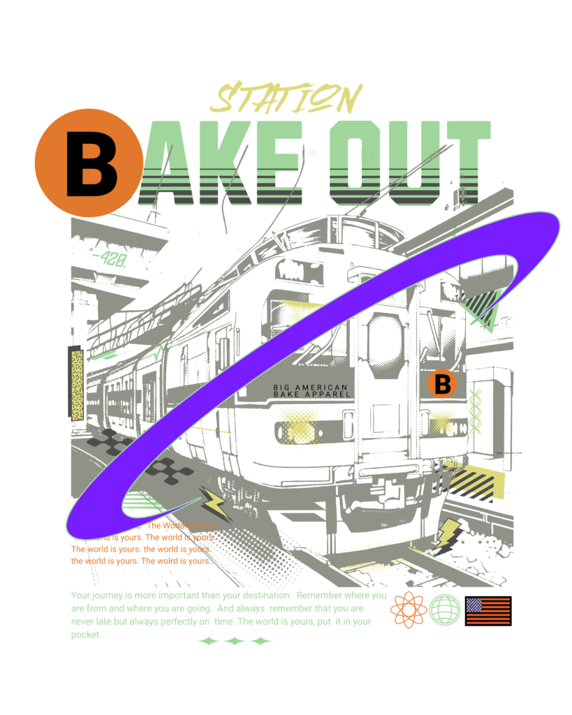 Bake Out Train-Transparent Image - Easter Egg Custom Printing